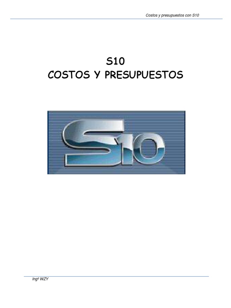 s10 - Costos y Presupuestos | PDF | Point and Click | Presupuesto