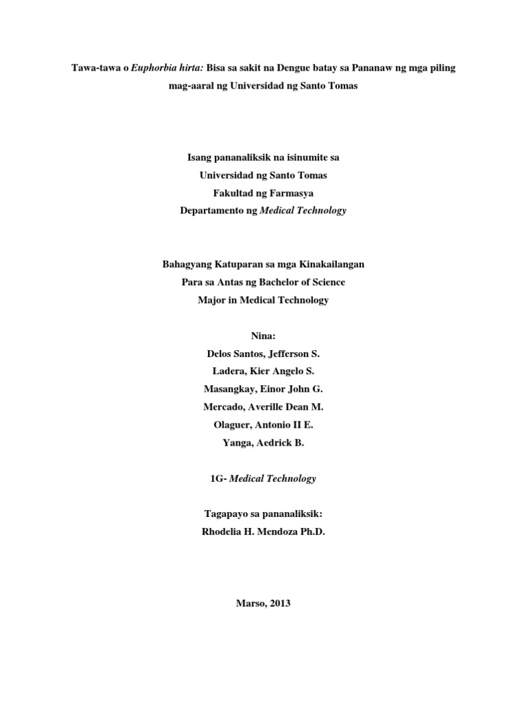 Research Paper For Filipino 2 | PDF