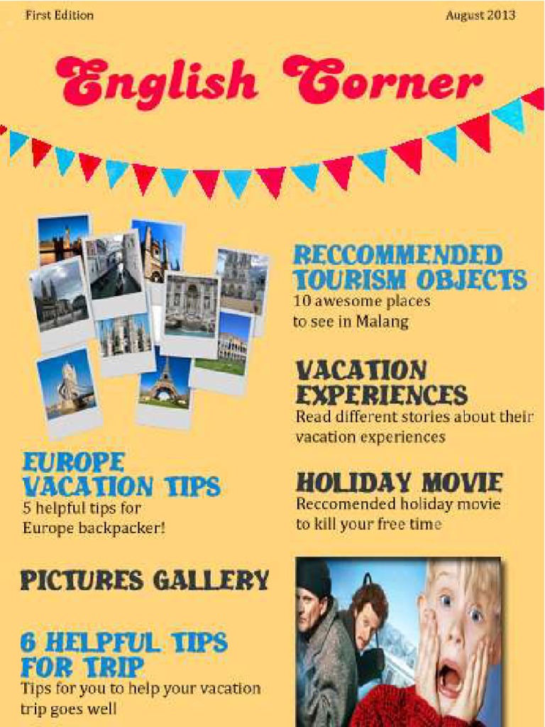 English Corner Magazine (New) | PDF | Foreign Language Studies