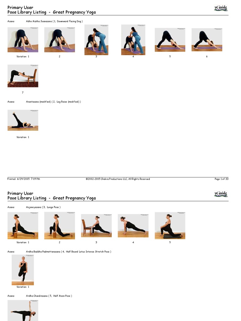 Pregnancy Poses | PDF