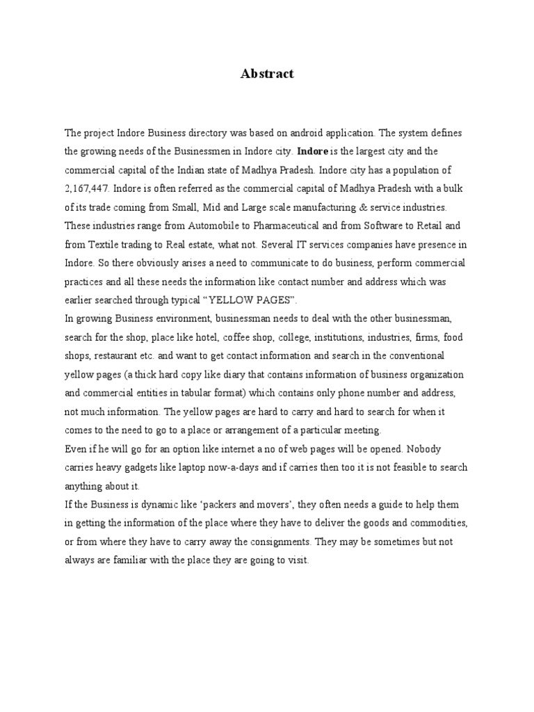 Major Synopsis Android Application | PDF | Android (Operating System) | Mobile App