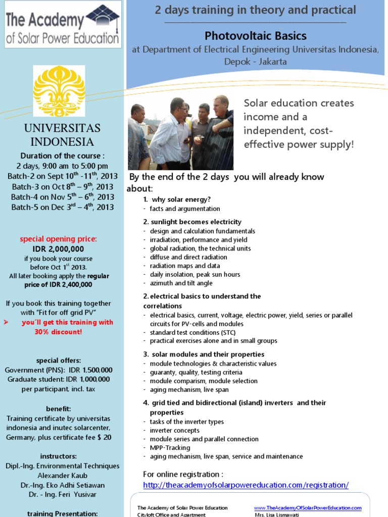 PV Basic 3 Months - Final | PDF | Off The Grid | Photovoltaics