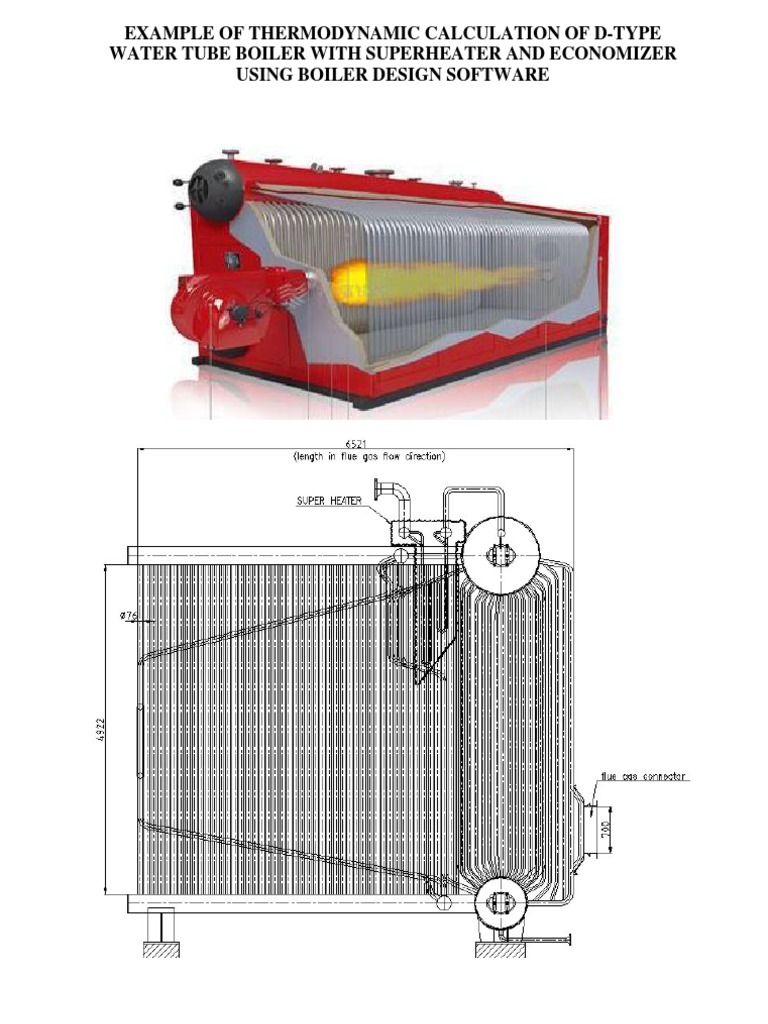 Heat Transfer Water Tube Boiler | PDF | Boiler | Heat Transfer