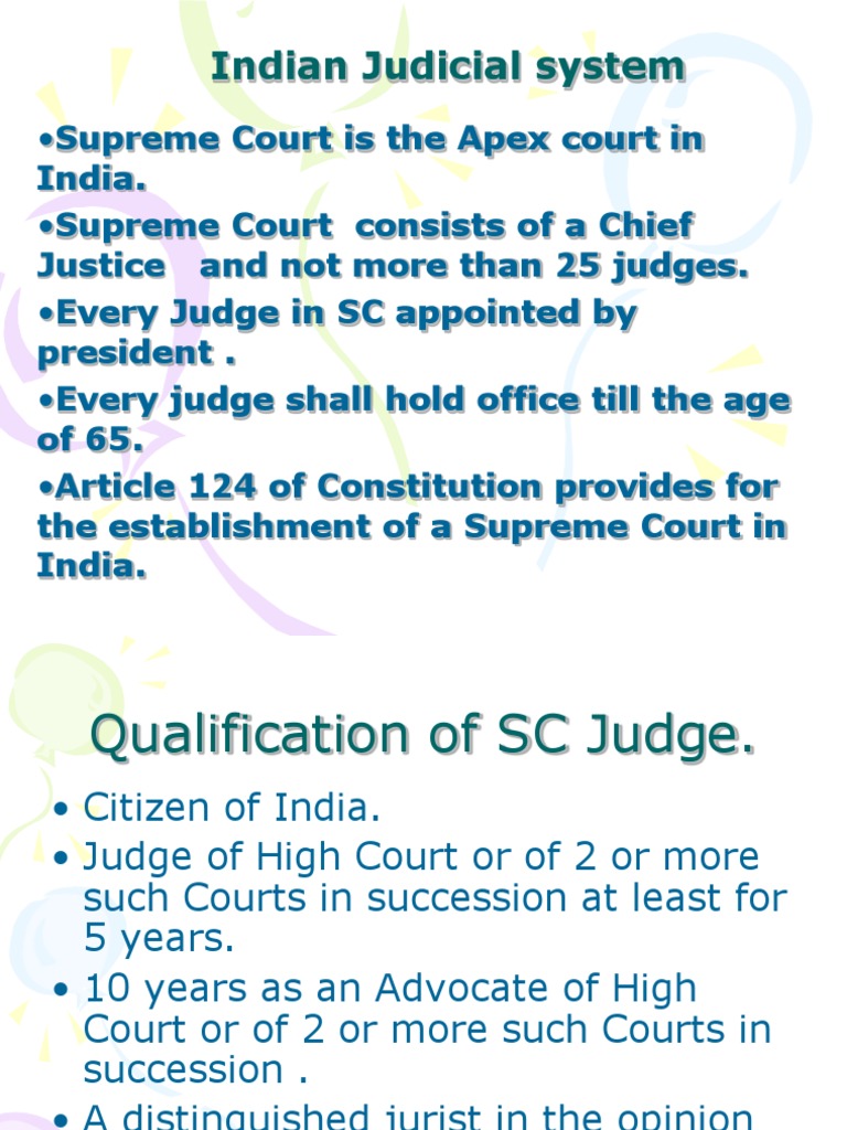 Supreme Court Judge Qualifications in India | PDF | Supreme Courts | Judge