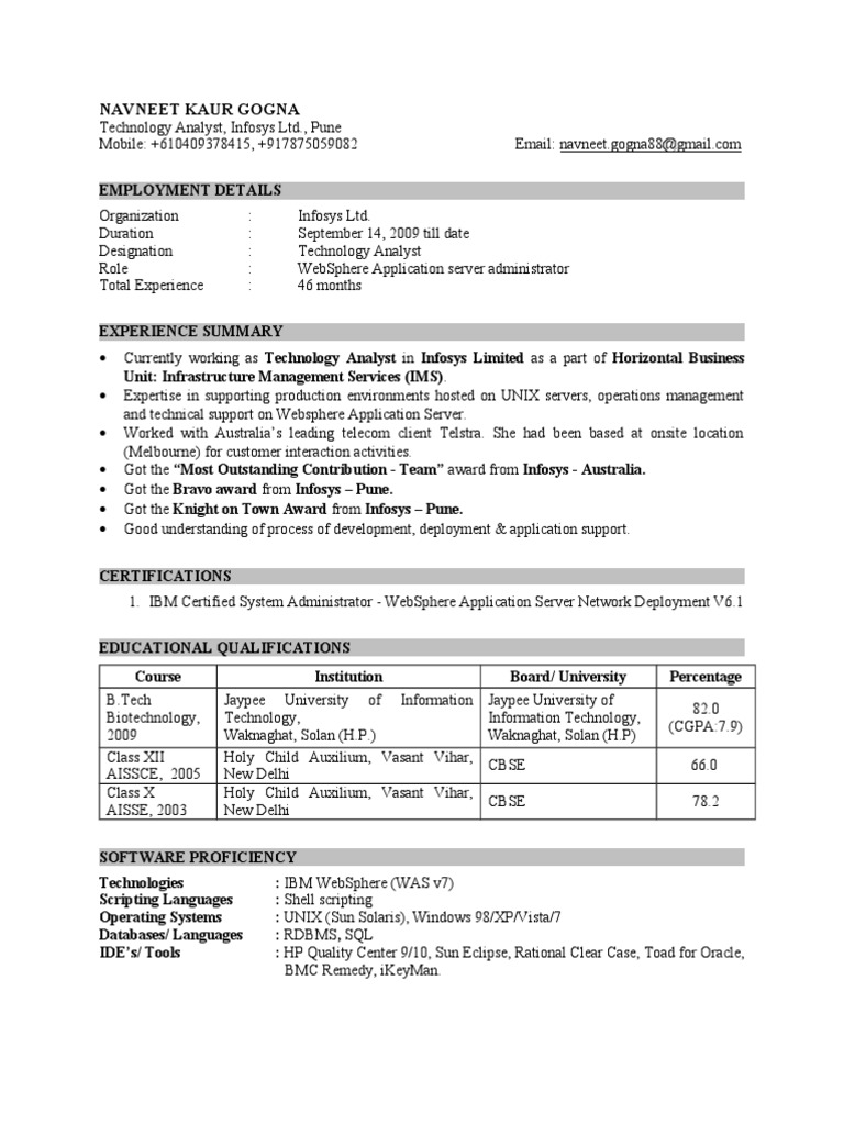 Navneet Resume | PDF | Oracle Database | System Administrator