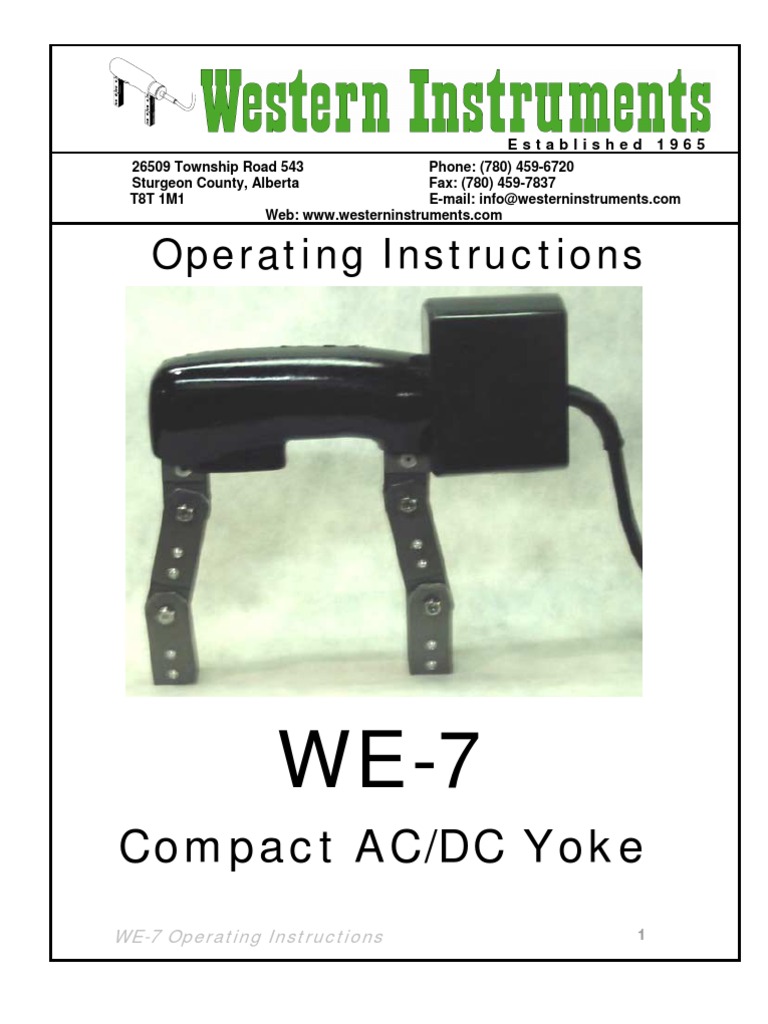 20WE 7OperatingInstructions | PDF | Switch | Mains Electricity