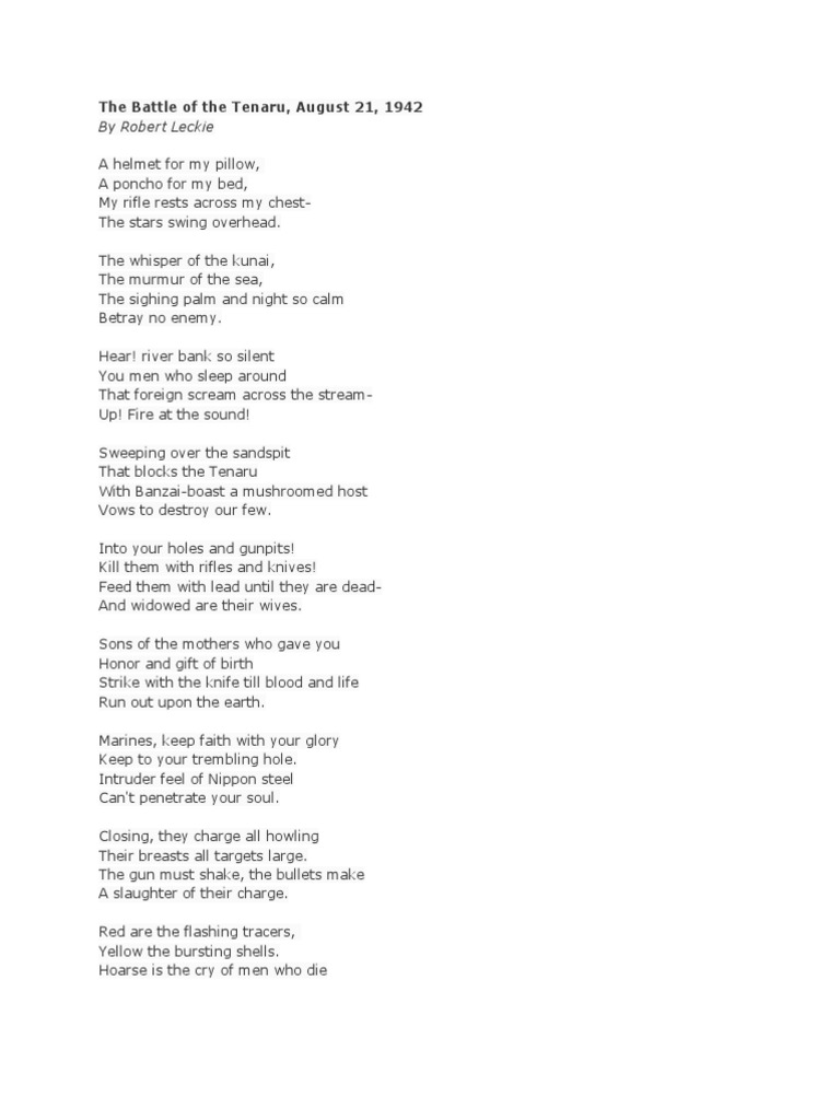 The Pacific Poem | PDF