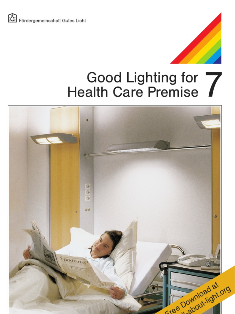 Lichtwissen07 Healthcare Premises | PDF | Lighting | Fluorescent Lamp