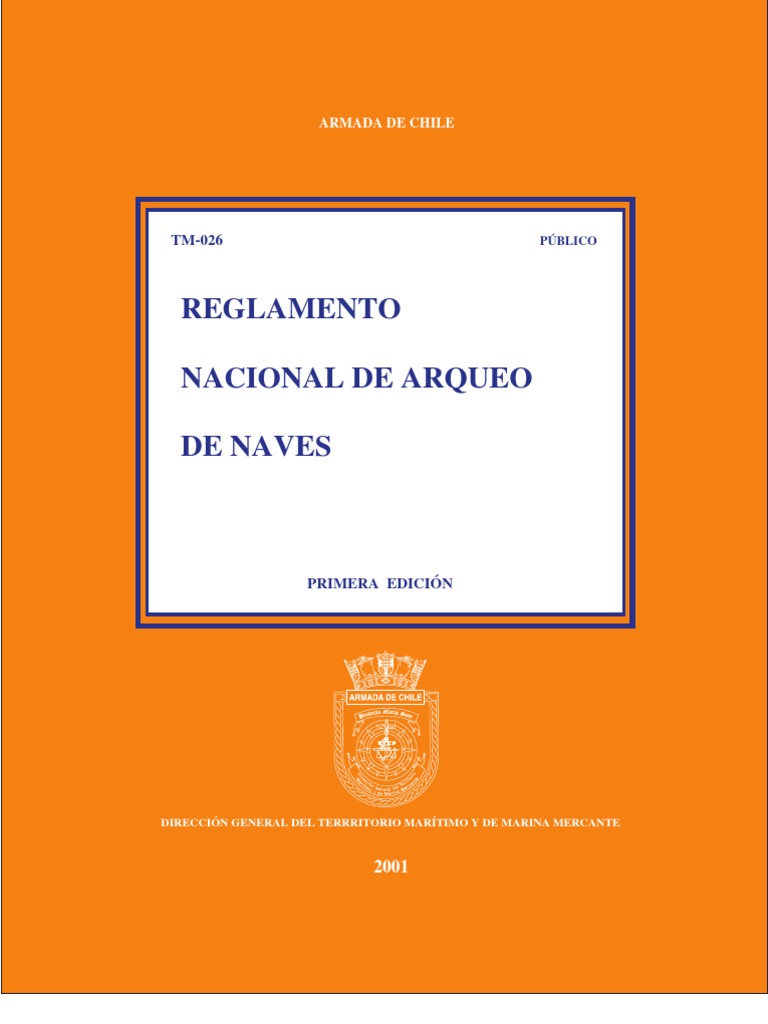 Reglamento Nacional de Arqueo de Naves | PDF | Volumen | Buques