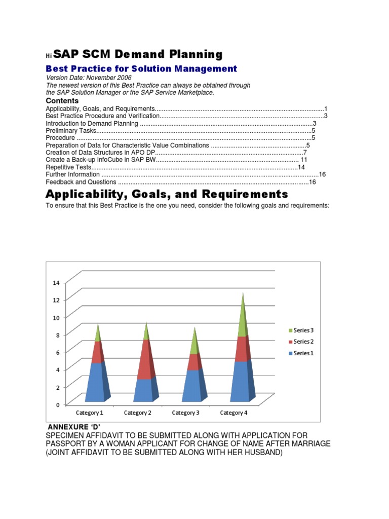 SAP SCM Demand Planning Guide | PDF | Law
