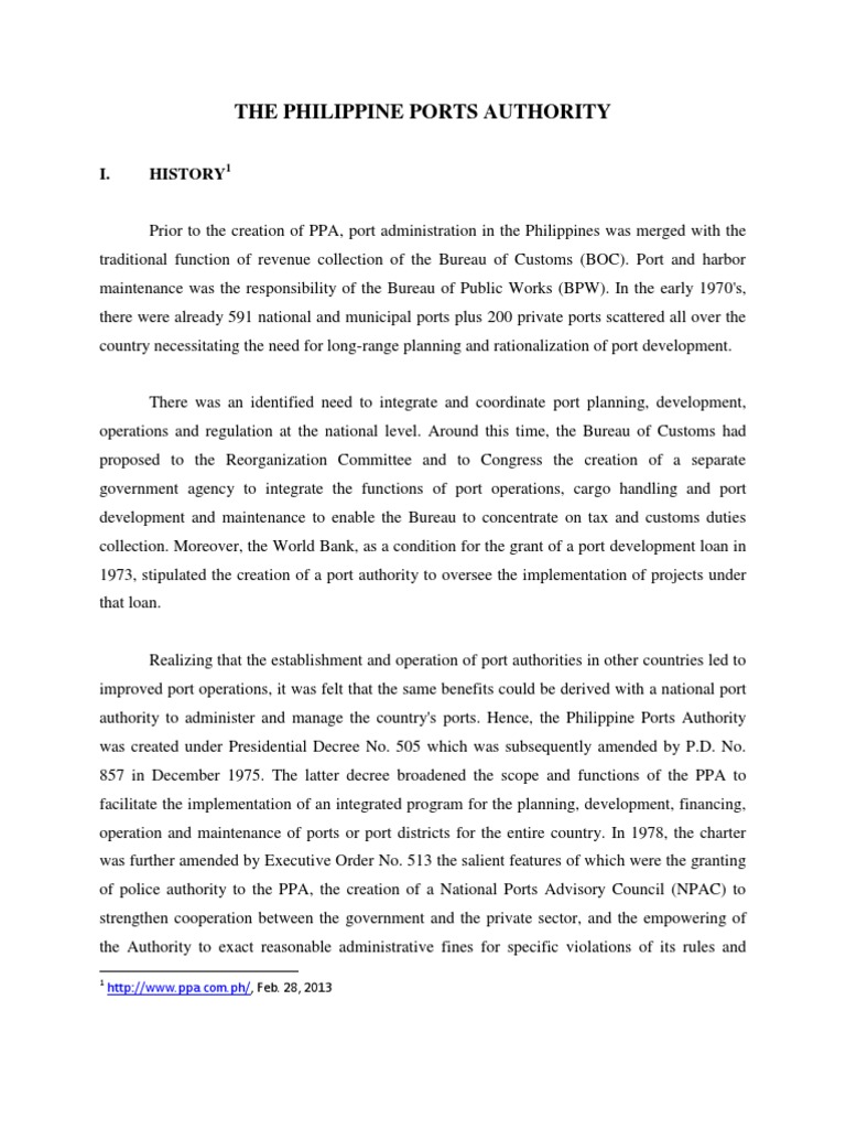 The Philippine Ports Authority | Government | Politics