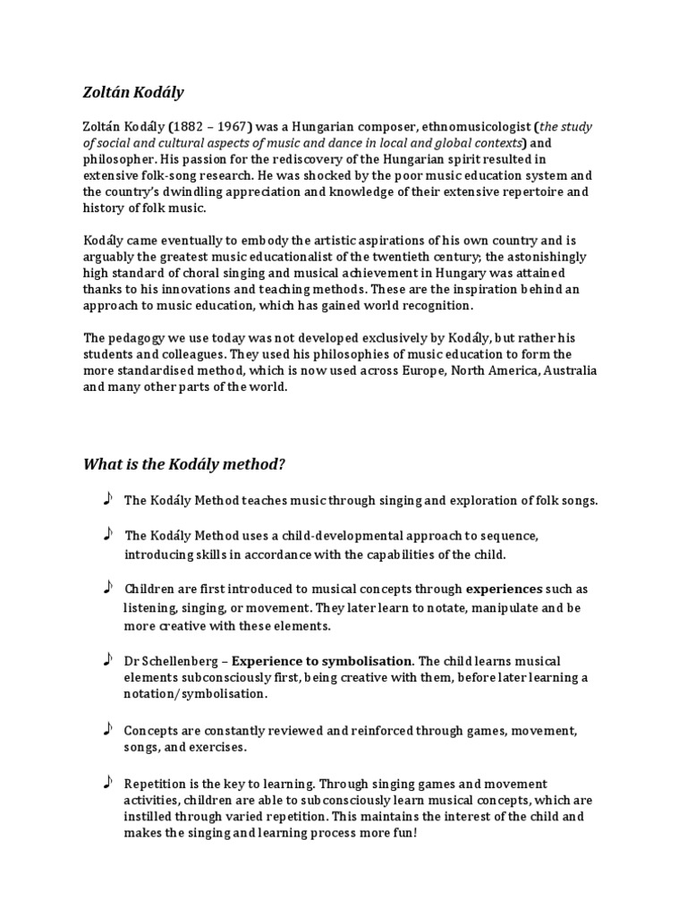 Kodaly Materials | PDF | Scale (Music) | Music Education