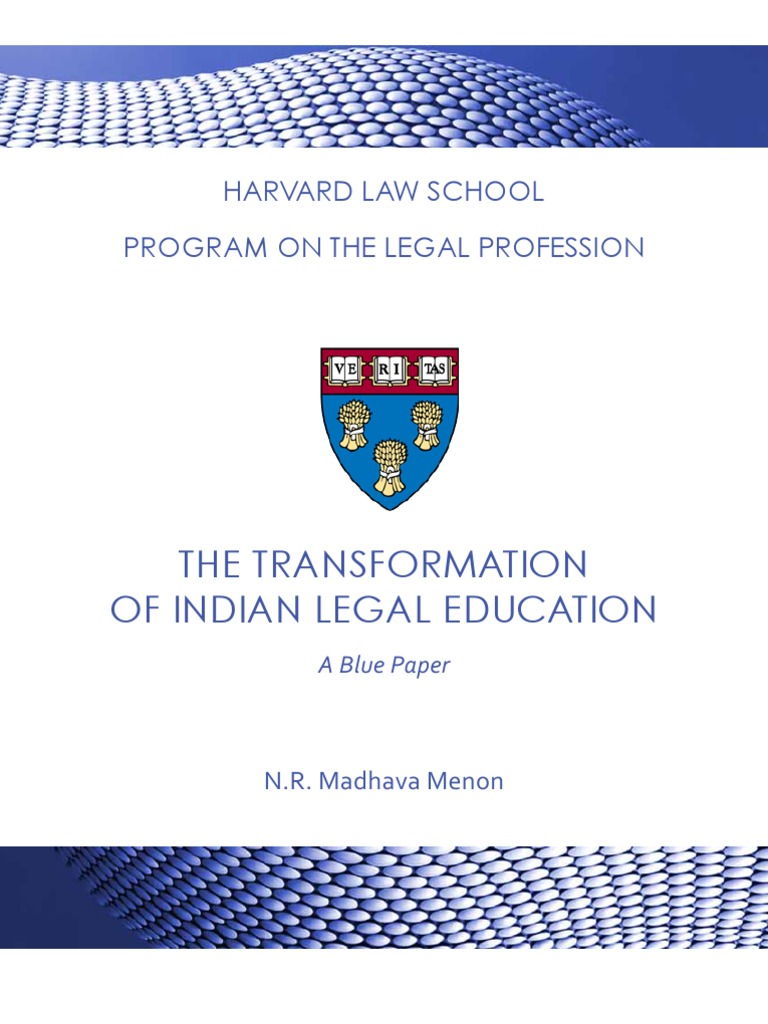 The Transformation of Indian Legal Education | PDF | Legal Education ...