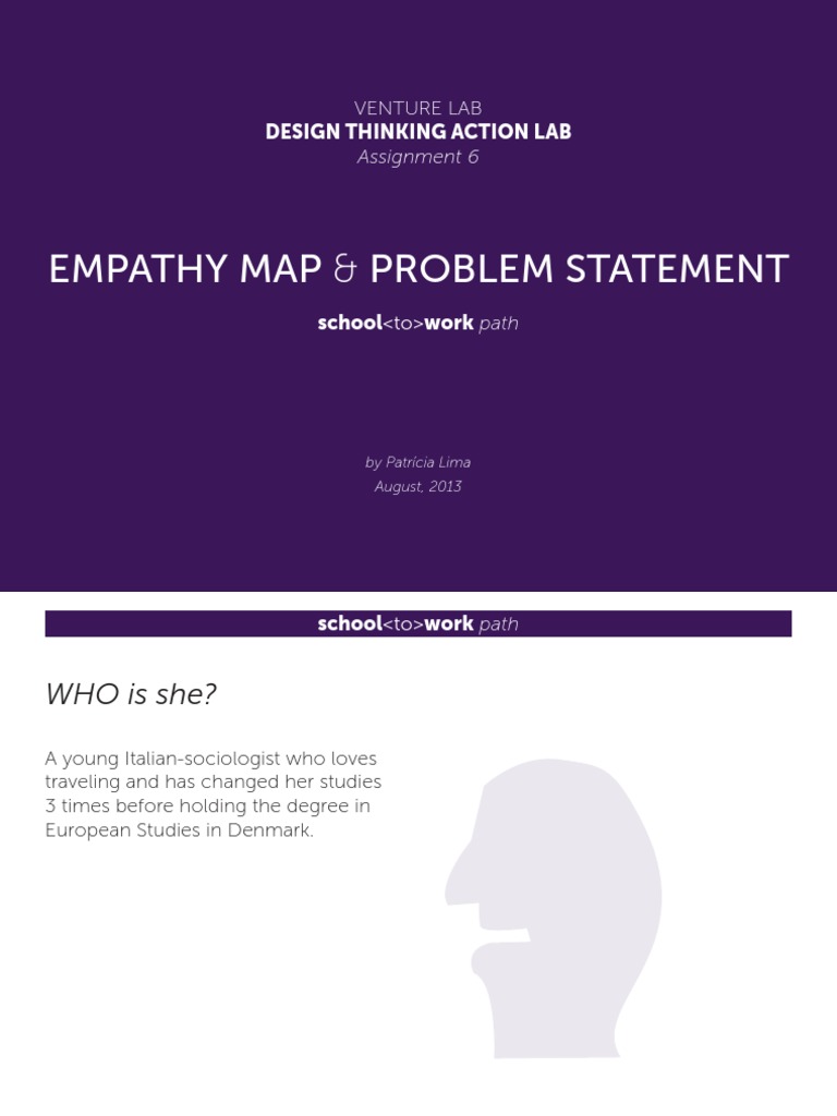 Empathy Map and Problem Statement | PDF