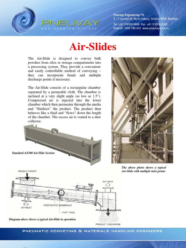Air Slide Data Sheet | PDF