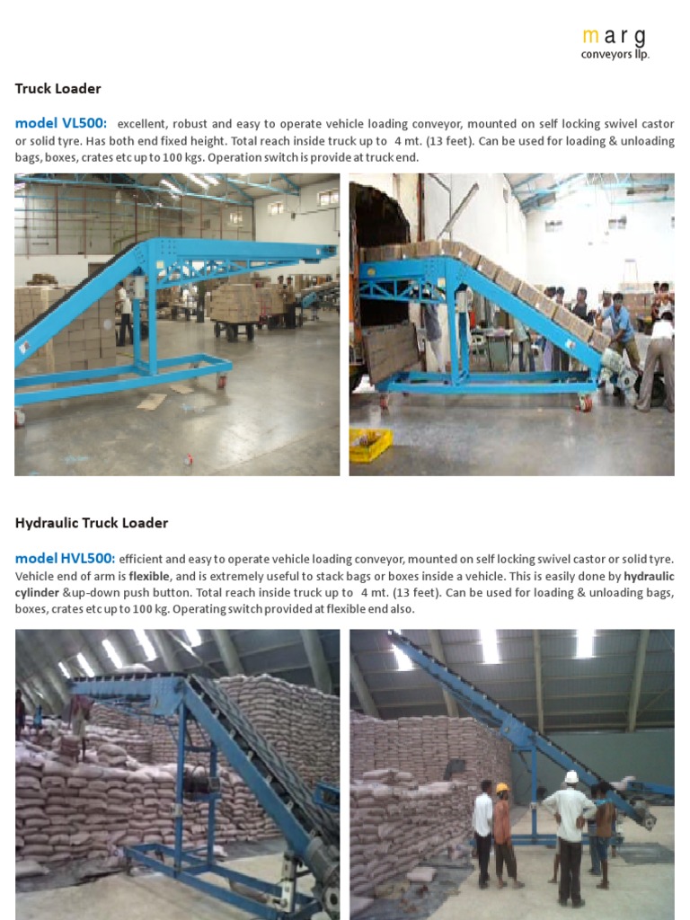 MARG Conveyors Llp. | PDF | Loader (Equipment) | Warehouse