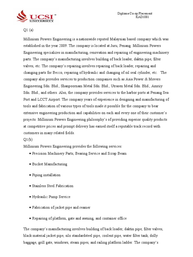 Co-Op Final Report | PDF | Organizational Behavior | Employment