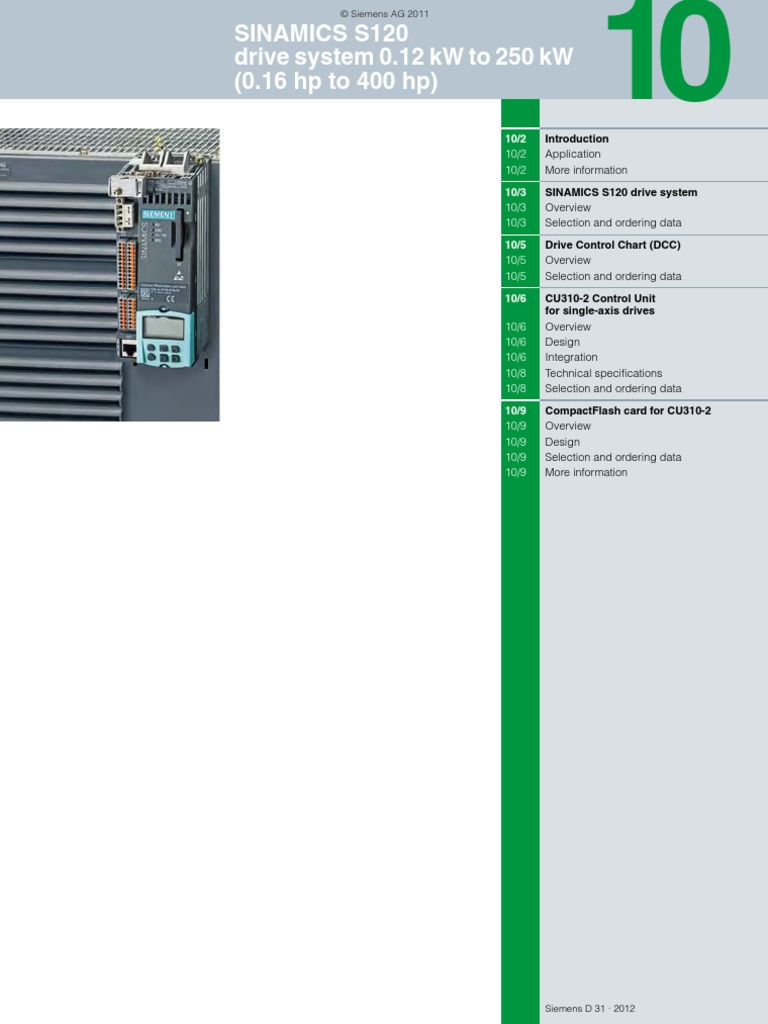 Sinamics S120 | Control Theory | Electrical Connector
