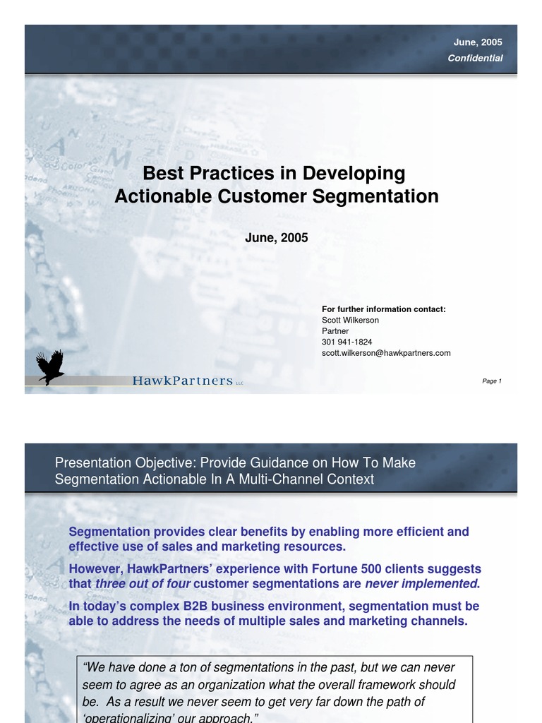 Customer Segmentation Pdf Market Segmentation Sales