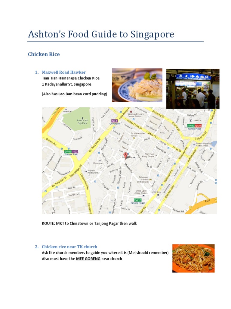 Ashton’s Singapore Food Guide | PDF