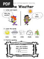 3rd Grade Lesson Plan - Weather | PDF | Lesson Plan | Science