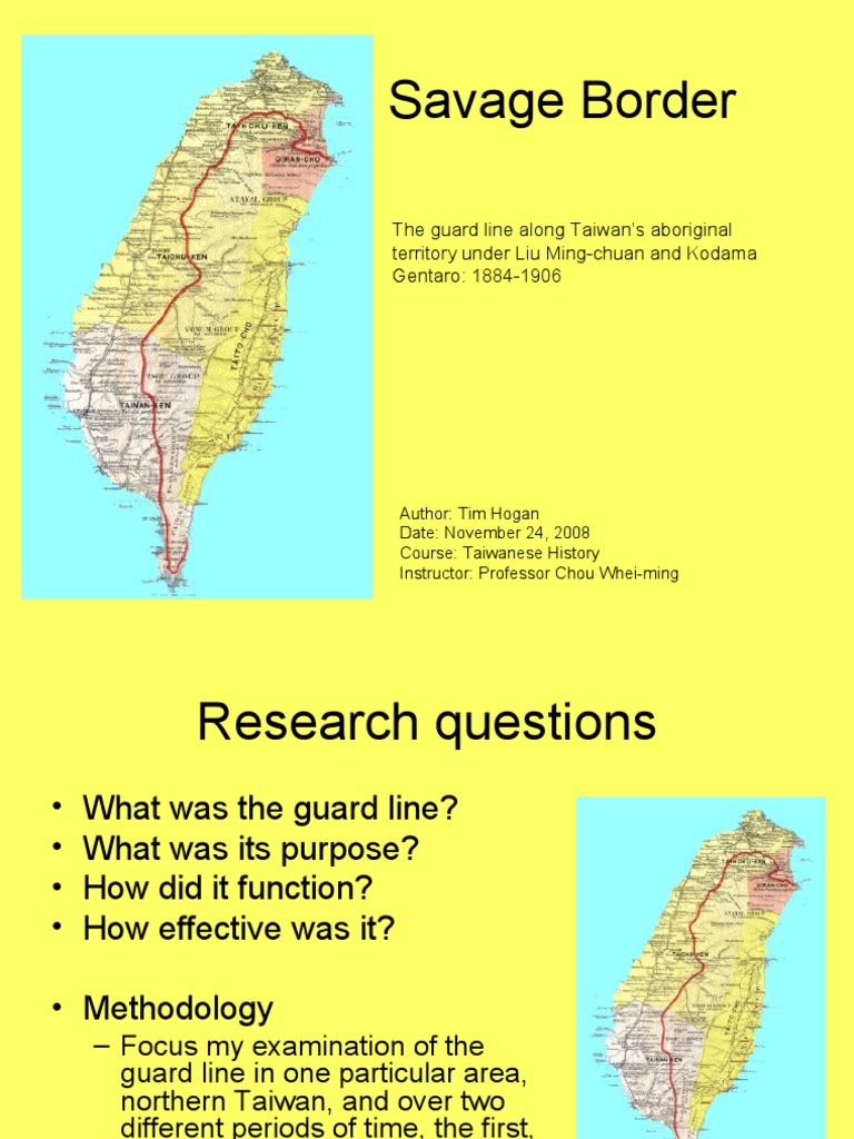 Taiwan's Frontier Border | Taiwan | Qing Dynasty