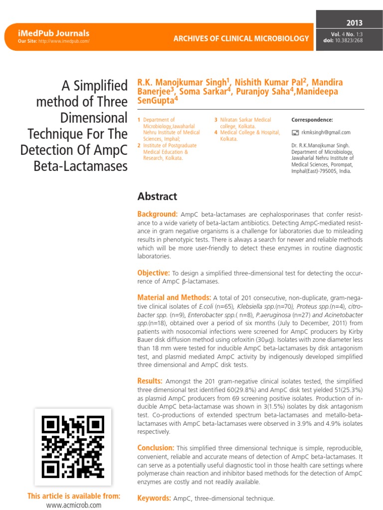 A Simplified Method of Three Dimensional Technique For The Detection of ...