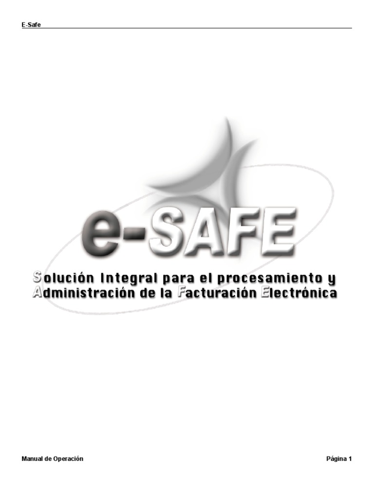 Esafe Manual | PDF | Contabilidad | Archivo de computadora