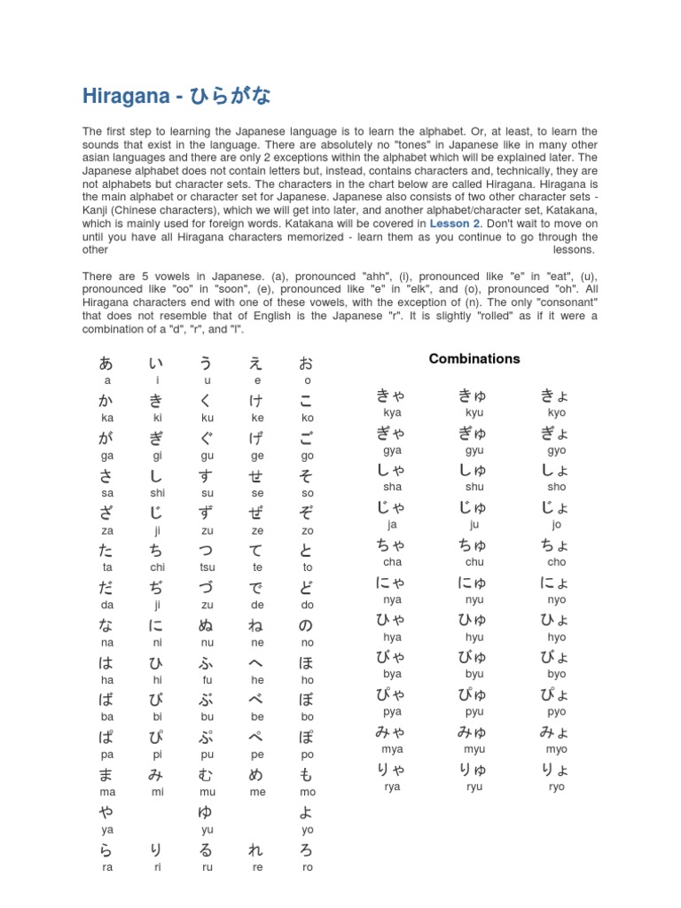 Japanese Lesson | PDF | Japanese Language | Japanese Writing System