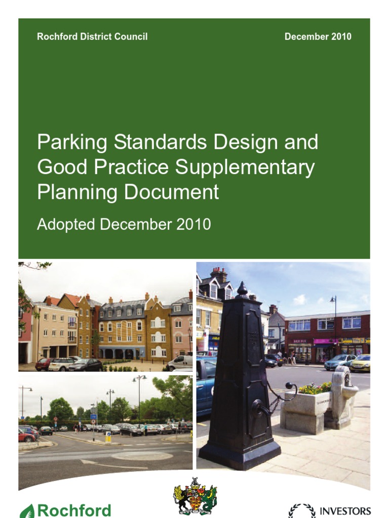 Planning Parking Standards Design and Good Practice | PDF | Parking ...