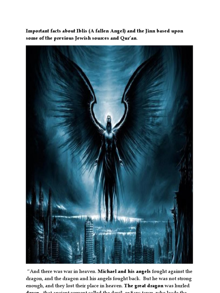 Important Facts About Iblis and The Jinn Based Upon Some of The ...