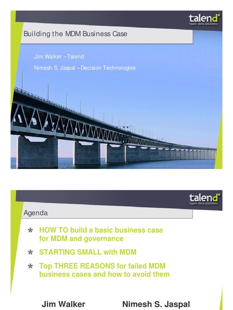 Building The MDM Business Case | PDF | Procurement | Enterprise ...