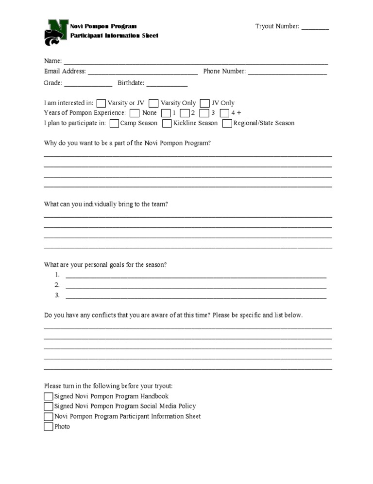 Participant Information Sheet | PDF