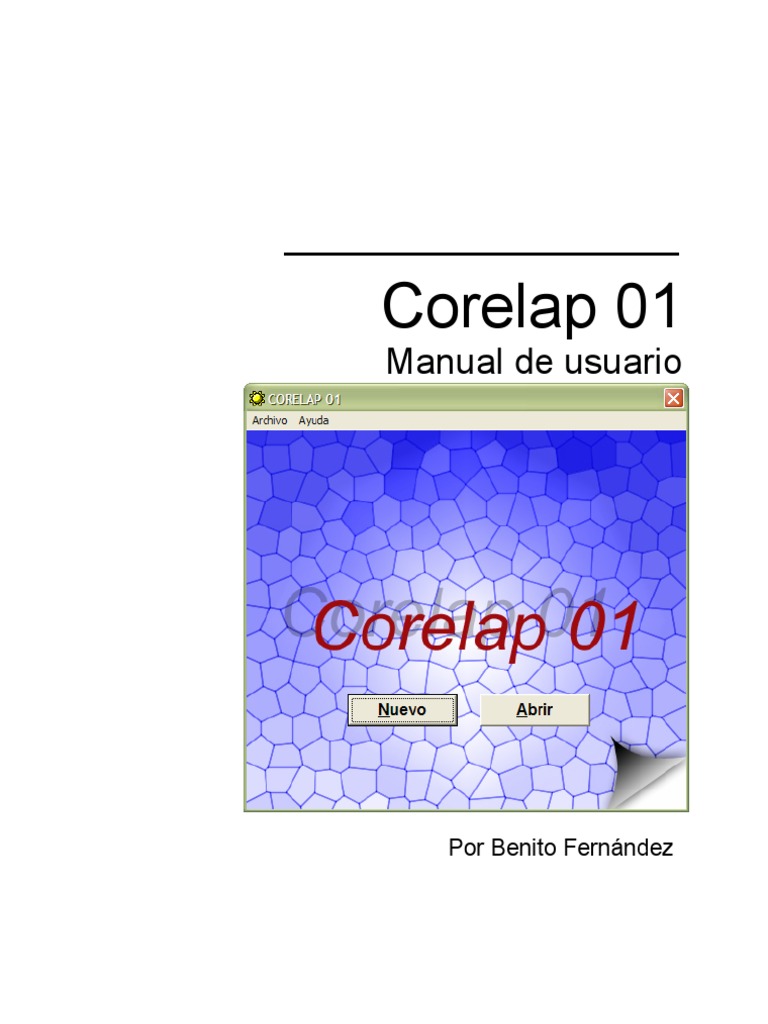 Manual Corelap | Archivo de computadora | Algoritmos