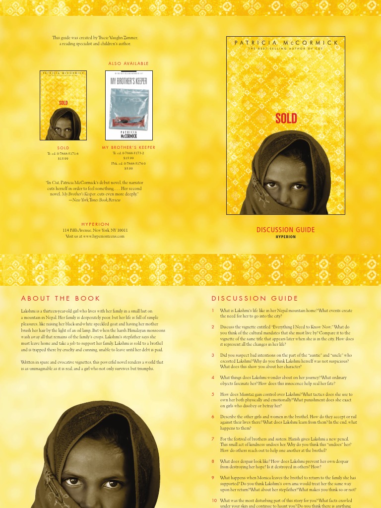 Sold Discussion Guide | PDF | Violence