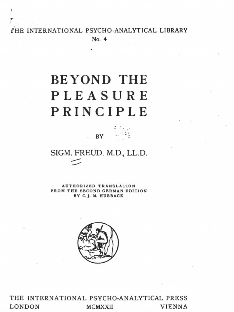 Beyond the Pleasure Principle by Freud | PDF
