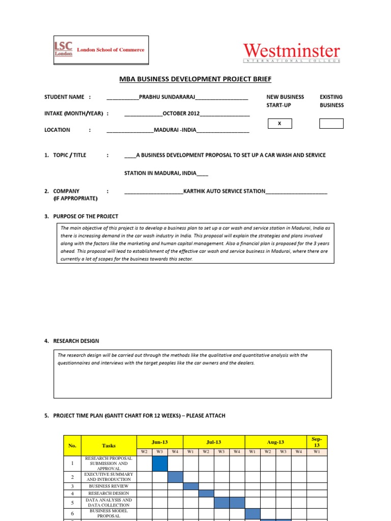 BDP Brief Form | PDF | Research Design | Data