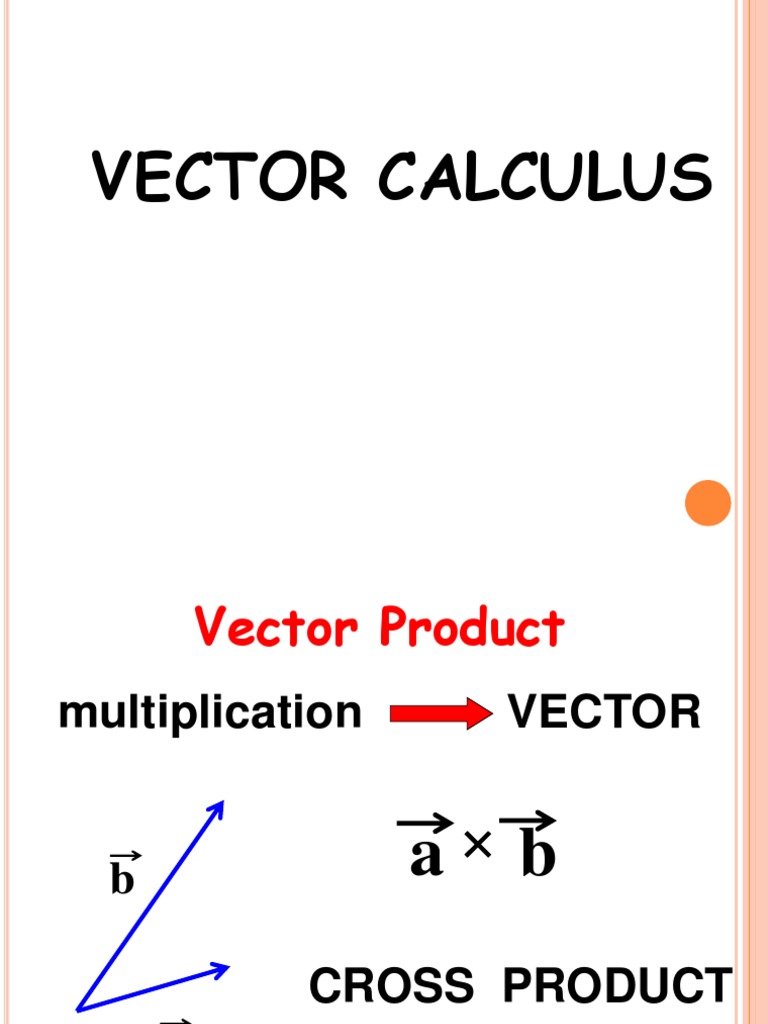 Vector Calculus Pdf Divergence Euclidean Vector