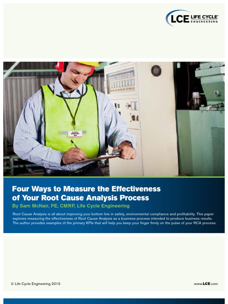 4 Ways To Measure Effective Performance of RCA | PDF | Risk | Risk ...