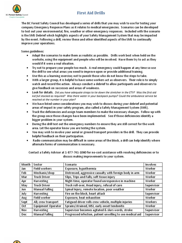 First Aid Drills | PDF | First Aid | Hypothermia