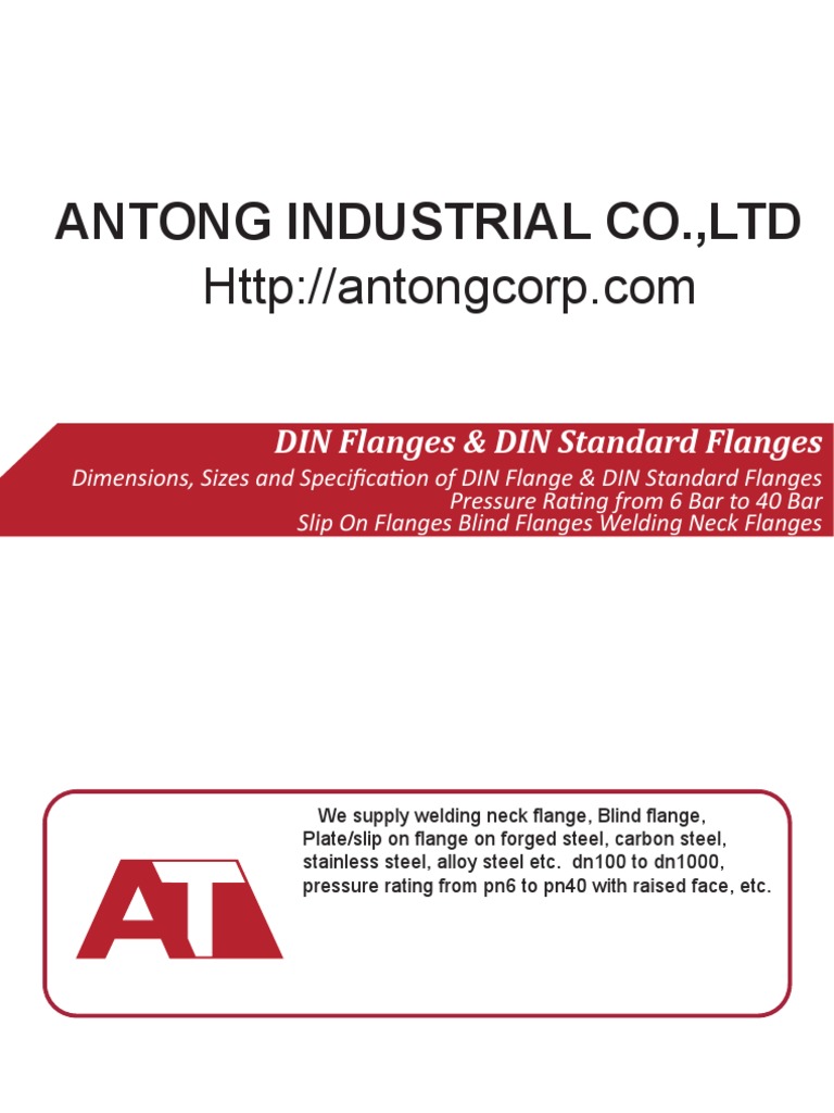 DIN Flange Specifications and Dimensions | PDF | Gas Technologies ...
