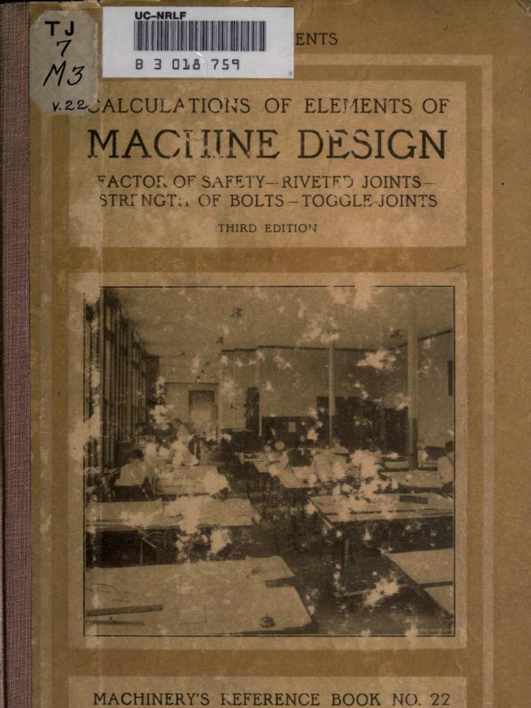 Calculations of Machine Design | PDF | Screw | Strength Of Materials