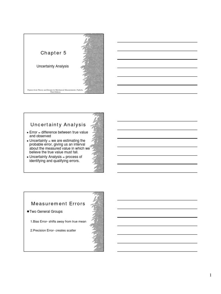 Chapter 5 Notes-Errors | PDF | Accuracy And Precision | Uncertainty Chapter 5 Notes-Errors | PDF | Accuracy And Precision | Uncertainty