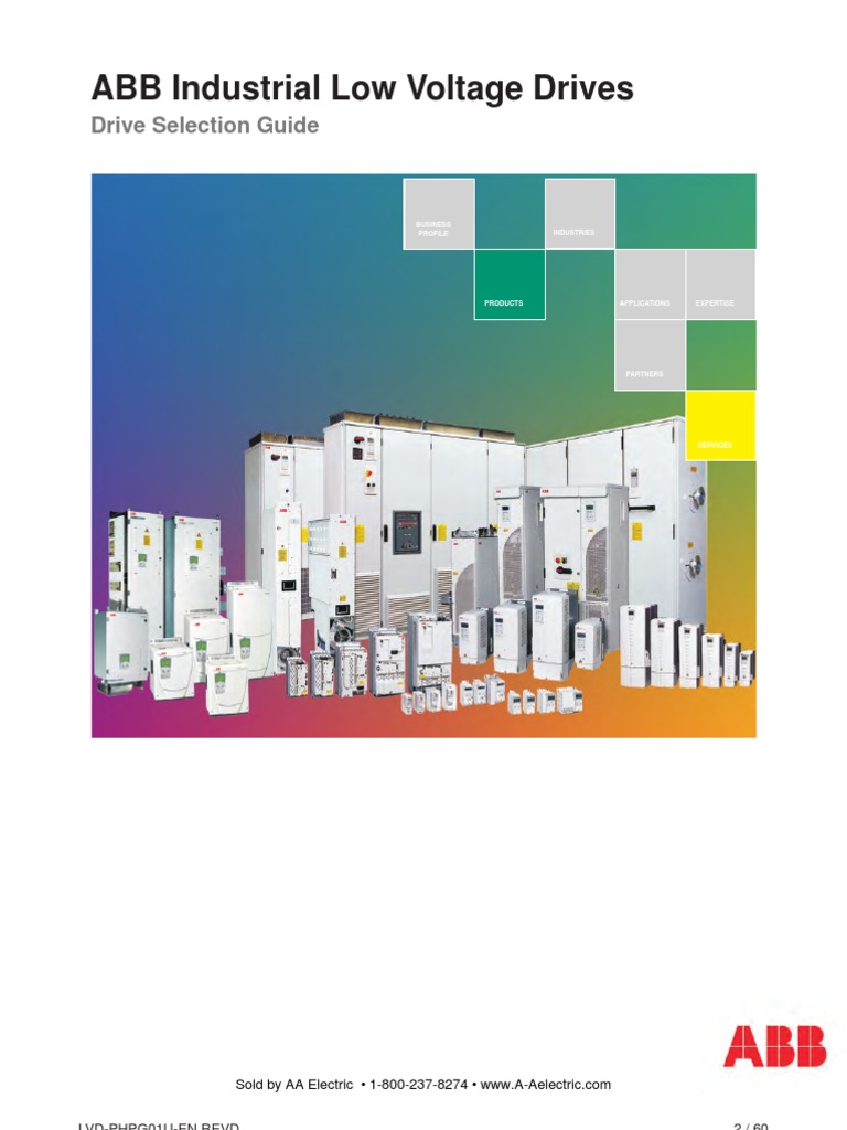 Abb VFD Selection Guide | PDF