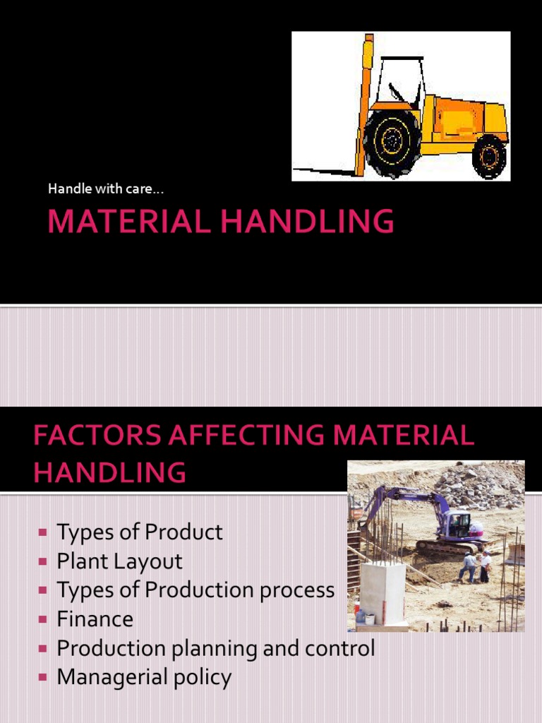 Material Handling | PDF | Warehouse | Forklift