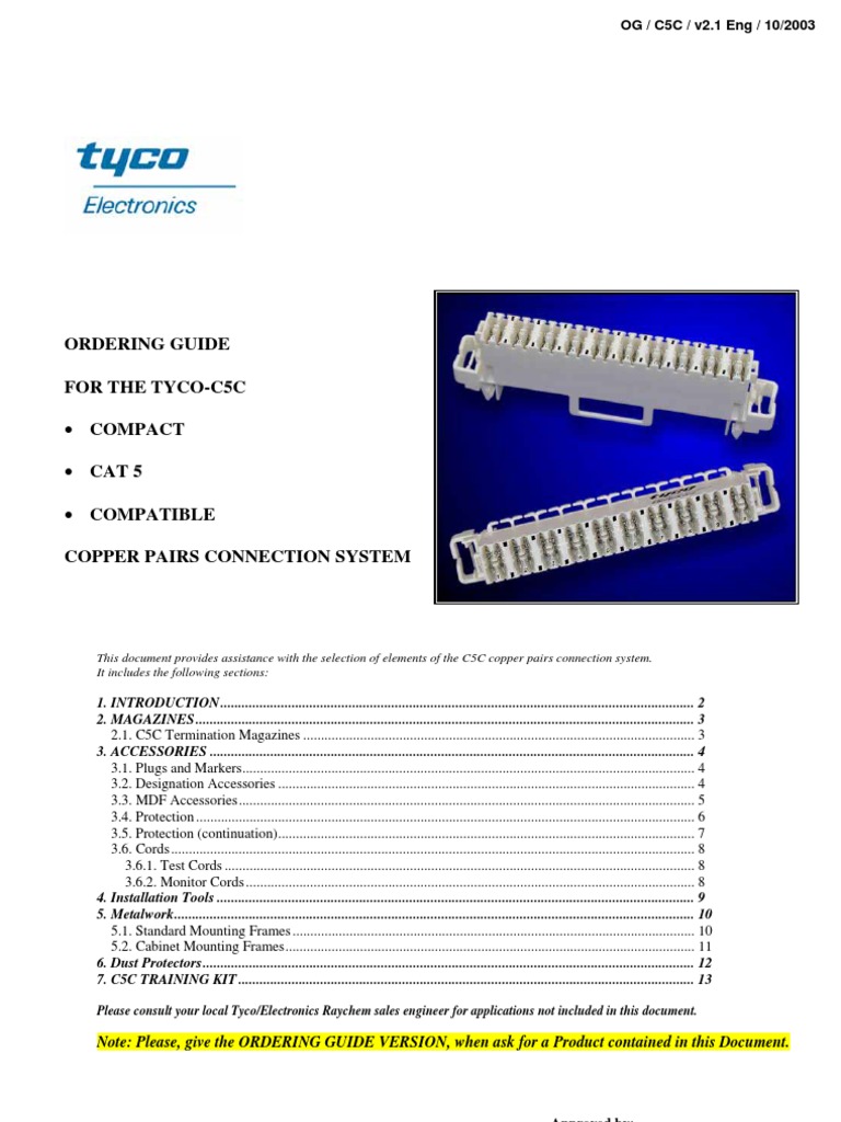 C5C Catalog | PDF | Electrical Connector | Personal Computers