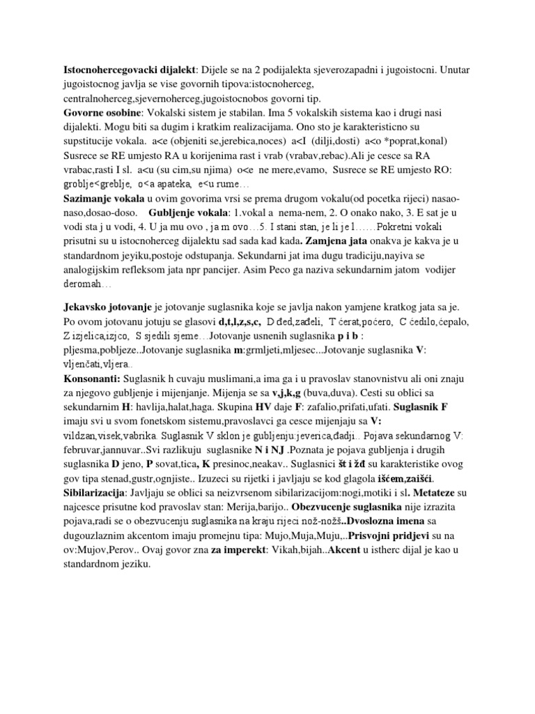 Dijalektologija 2 | PDF
