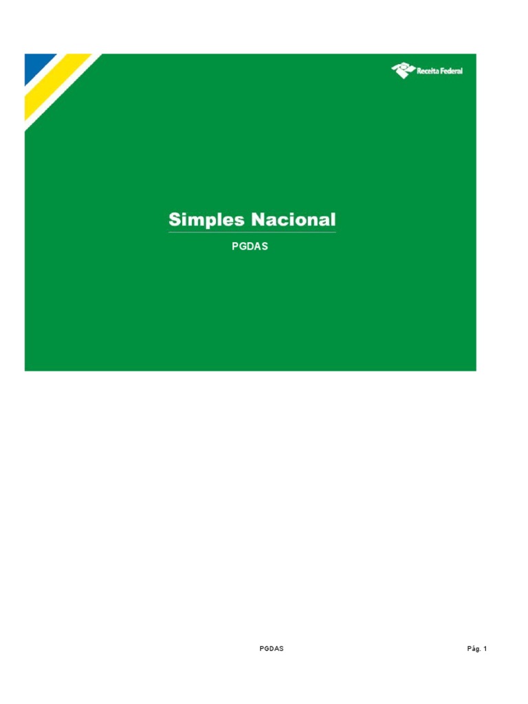 Manual Pgdas | PDF | Mandamus | Impostos