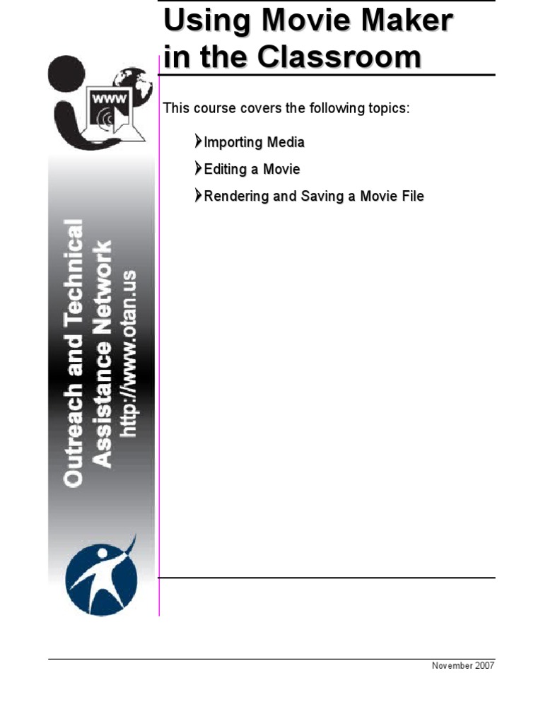 Movie Maker Handout | PDF | Microsoft Windows | Media Technology