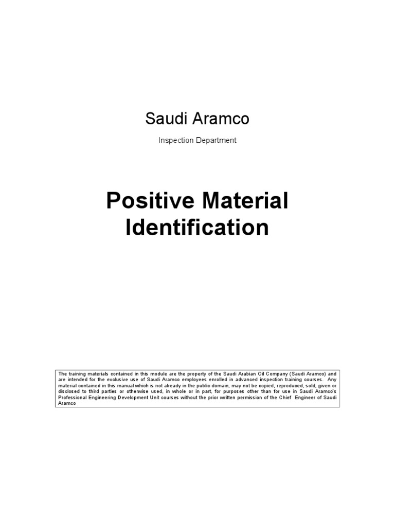 Positive Material Identification | X Ray | Applied And ...